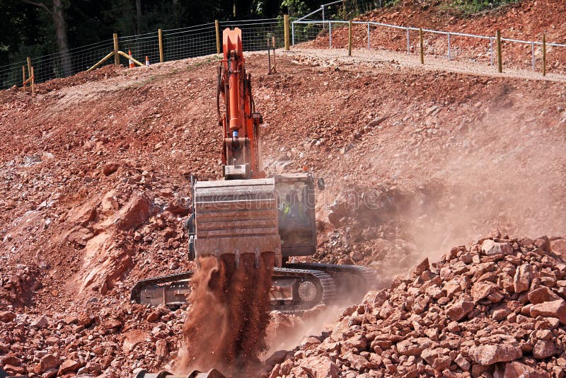 Digger stock image. Image of tipper, diggers, tracks - 48111159