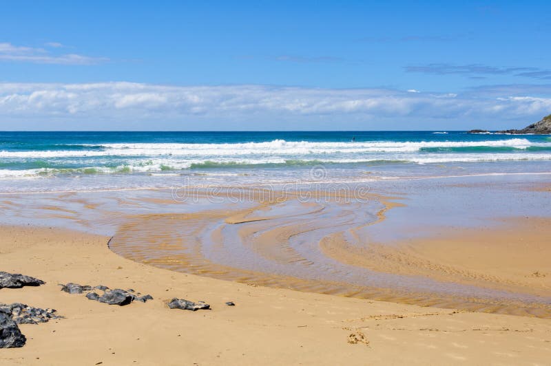 Diggers Beach - Coffs Harbour Stock Image - Image of water, wales ...