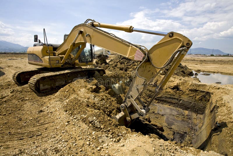 Digging stock image. Image of dredging, demolition, build - 14765337