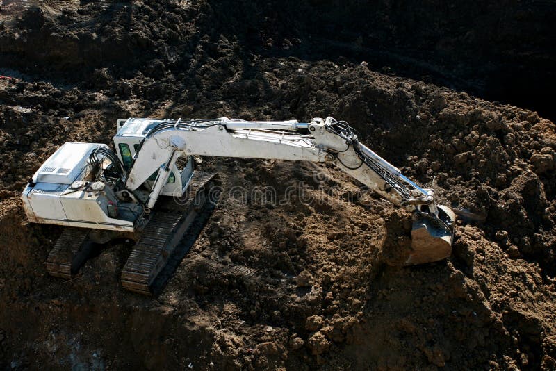 Digging stock photo. Image of excavator, digging, heavy - 8510048