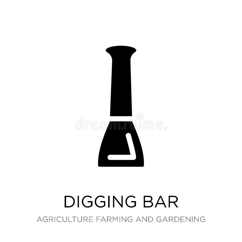 Man Digging Icon in Trendy Design Style. Man Digging Icon Isolated on ...