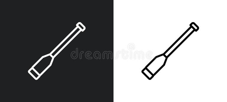 Digging Bar Outline Icon in White and Black Colors. Digging Bar Flat ...