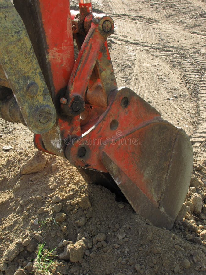 Digging into the Dirt stock image. Image of large, ground - 9547973
