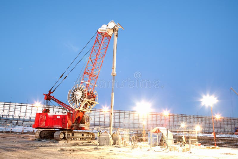 Digging equipment stock image. Image of heavy, borehole - 14146103