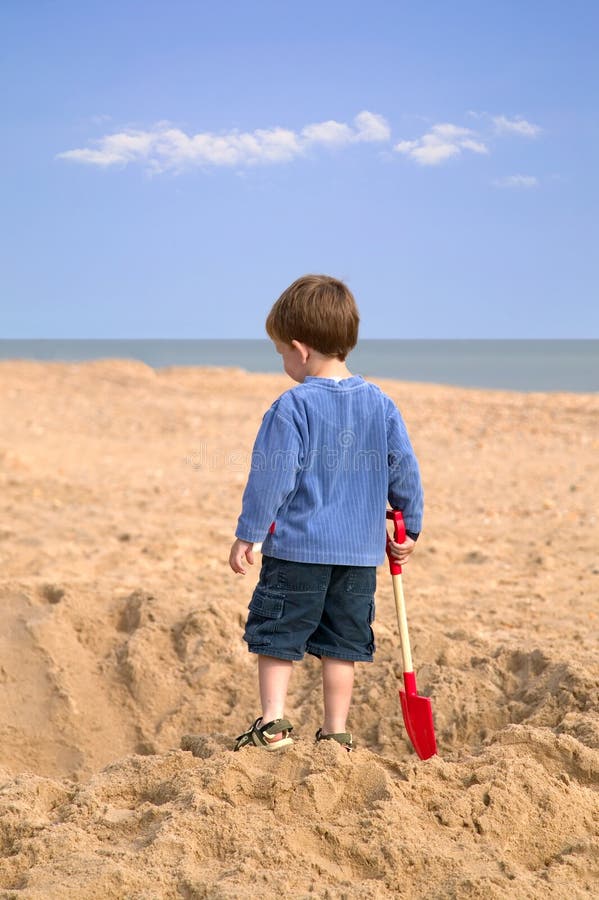 108 Boy Digging Hole Sand Stock Photos - Free & Royalty-Free Stock ...