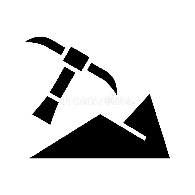Digging Icon Vector Symbol Design Illustration Stock Vector ...