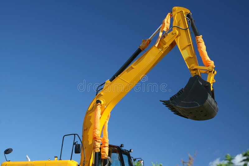 Digging Machine Working stock image. Image of outdoors - 22409297