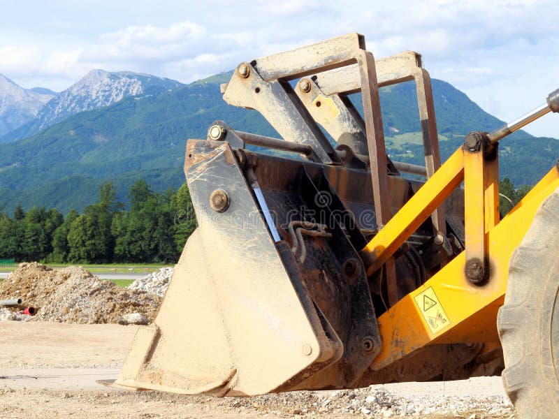 Digging machine II stock image. Image of outdoors, quarry - 25392675