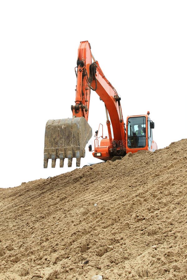 Digging Machine Working stock image. Image of blade, building - 22448461
