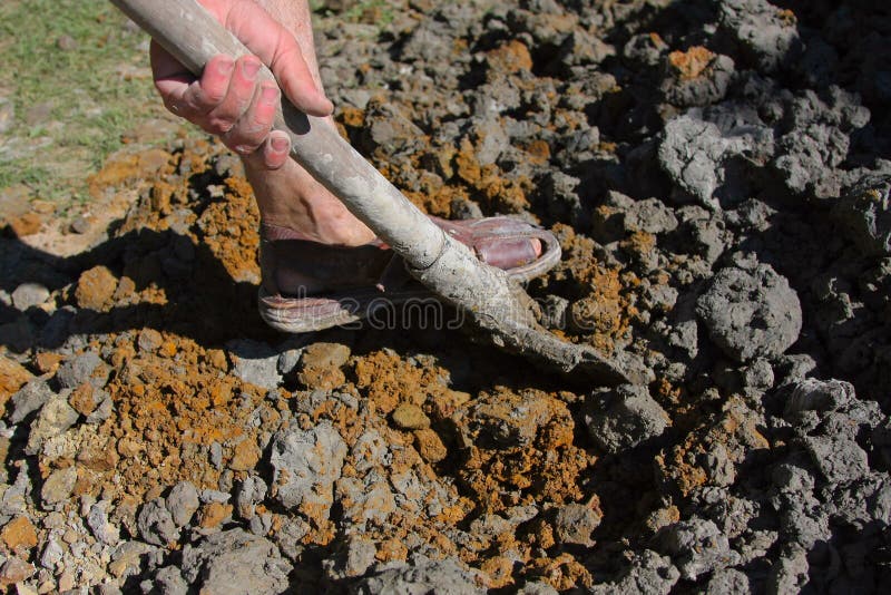 Digging The Soil Stock Photography - Image: 18308962