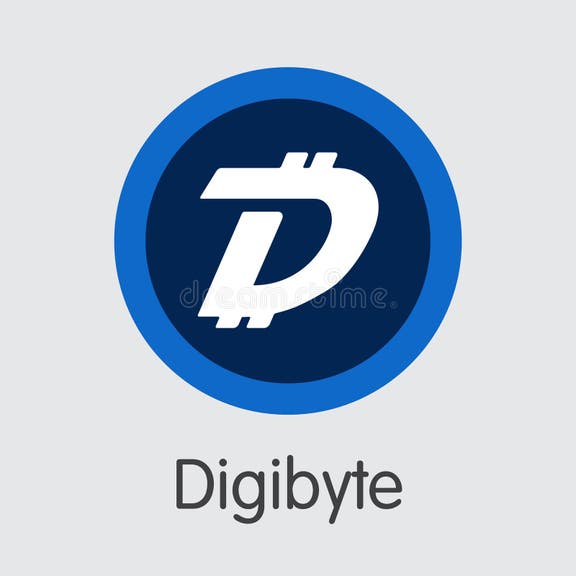 Digibyte - Cryptocurrency Logo. Stock Vector - Illustration of hash ...