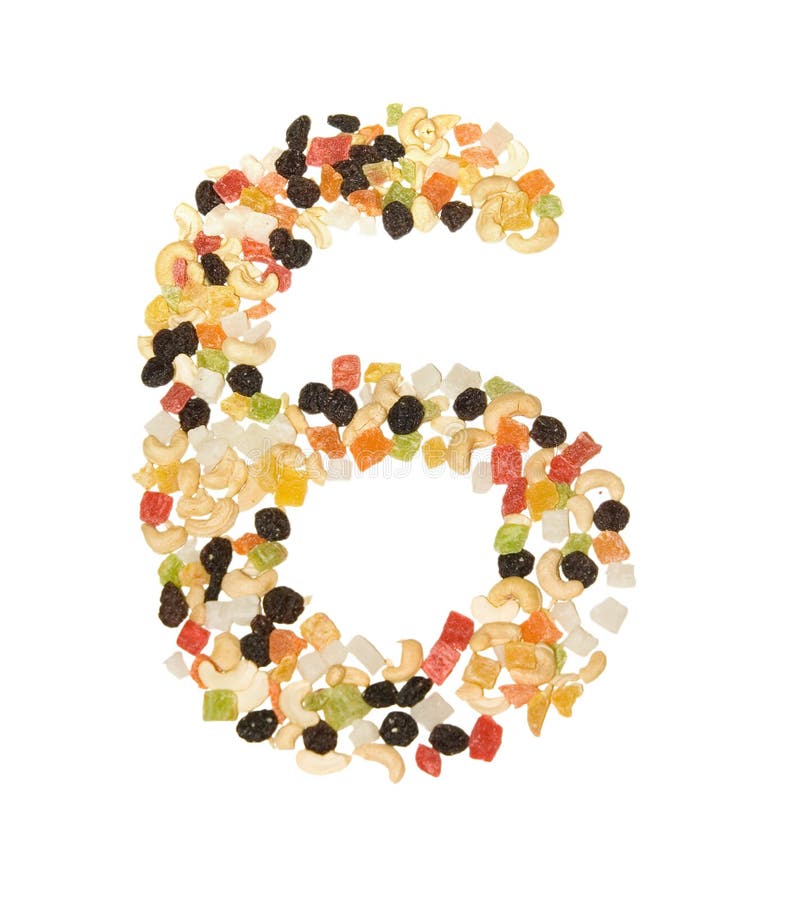 Digit 6 stock image. Image of isolated, healthy, ingredient - 3432703