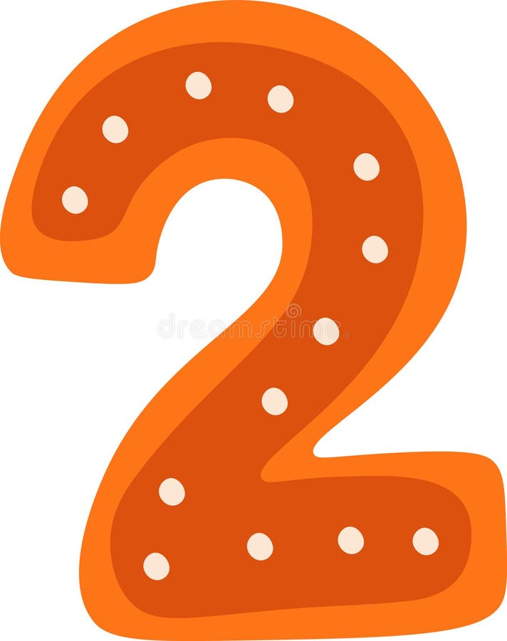 2 Digit Cartoon Alphabet stock vector. Illustration of numeral - 302333193