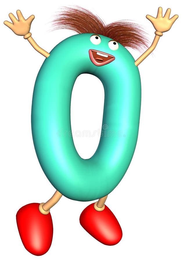 Digit character of three stock illustration. Illustration of funny ...