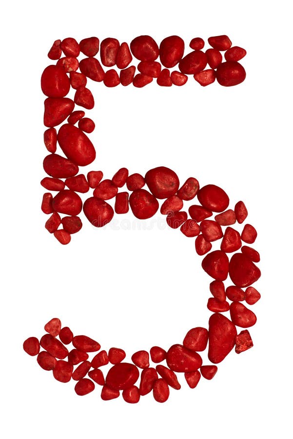 Five Pebbles In A Curved Line Stock Photo - Image of concentration ...