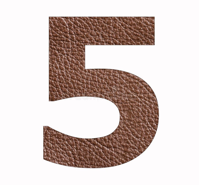 Number Five 5 - Brick Wall Texture Background Stock Image - Image of ...