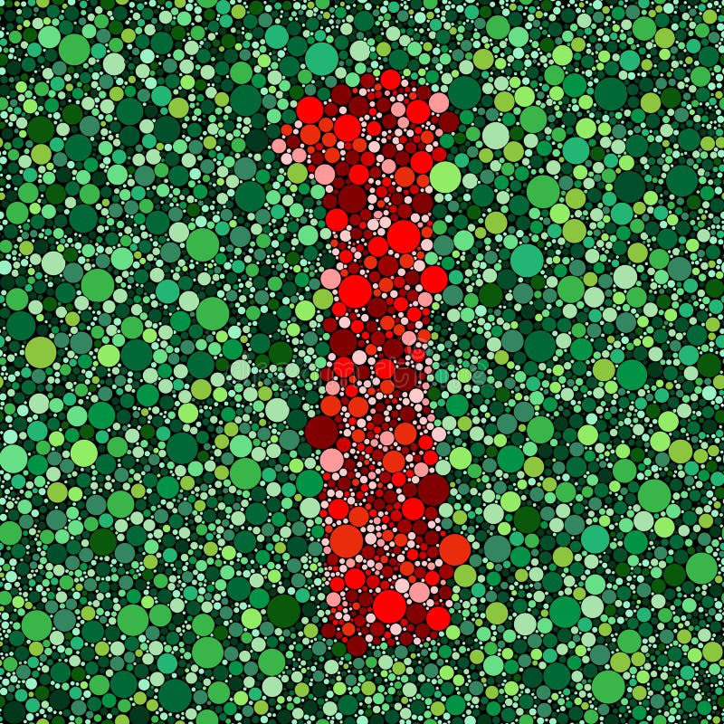 Digit Number One on Green Background Stock Illustration - Illustration ...