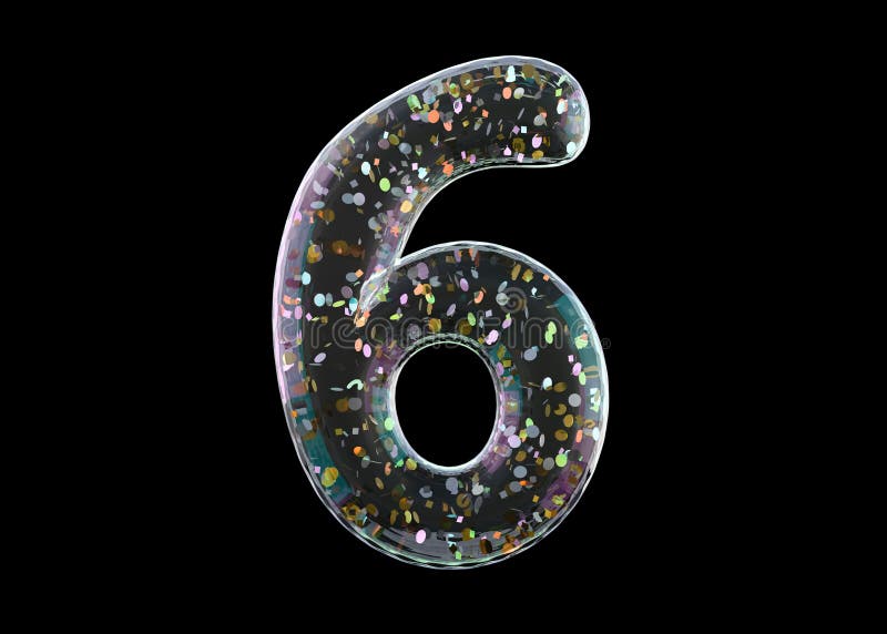 Digit Character Six Stock Illustrations – 1,489 Digit Character Six ...