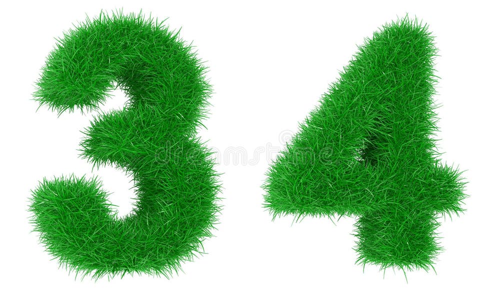 Digit von einem Gras stock abbildung. Illustration von kreis - 14625689