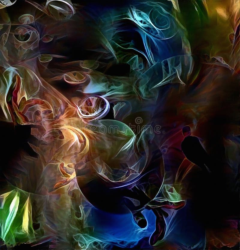Digital abstract art stock illustration. Illustration of creator ...