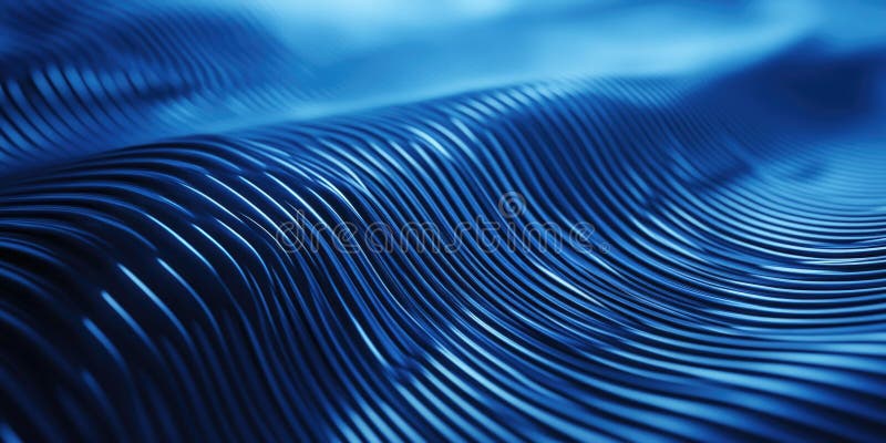 Digital Abstract Art with Wave Patterns Stock Illustration ...