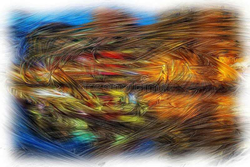 Digital Abstract Artwork stock illustration. Illustration of investment ...