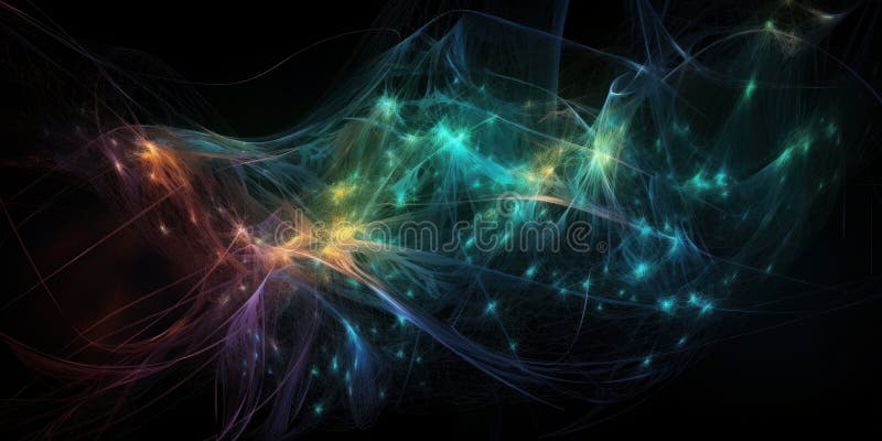 Digital Abstract Background of Artificial Intelligence and Neural ...
