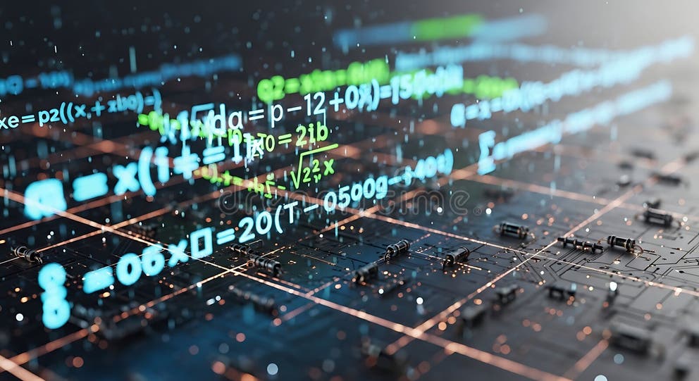 Digital Mathematical Formulas Background Stock Illustrations – 635 ...