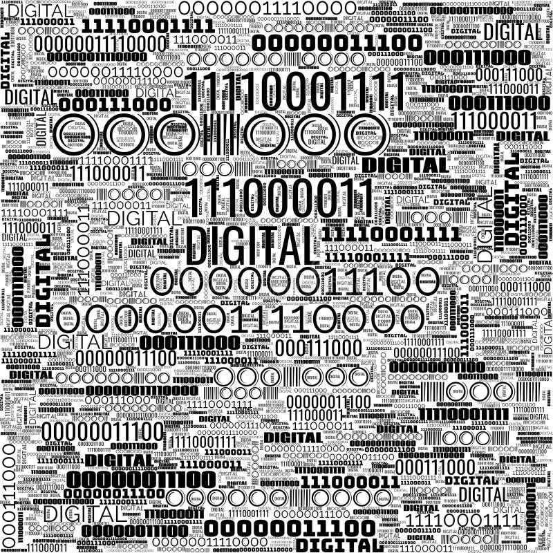 Digital 00011100 Abstract Background Illustration Header Stock ...