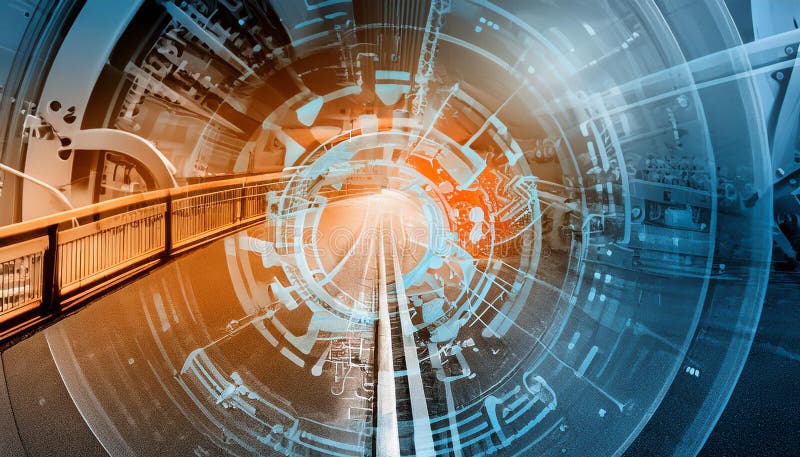 Digital Abstract Background Representing Technological Concepts and AI ...