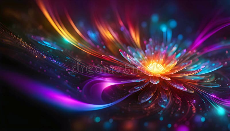 Digital Abstract Background of Technology Colors, Neural Networks and ...