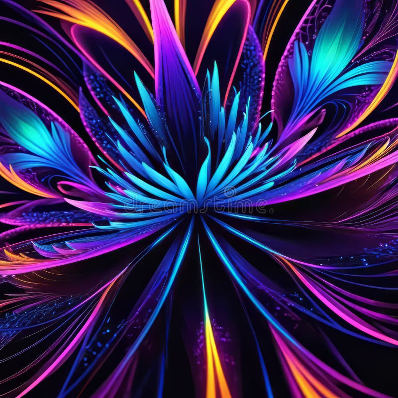 Digital Abstract Background of Technology Colors, Neural Networks and ...