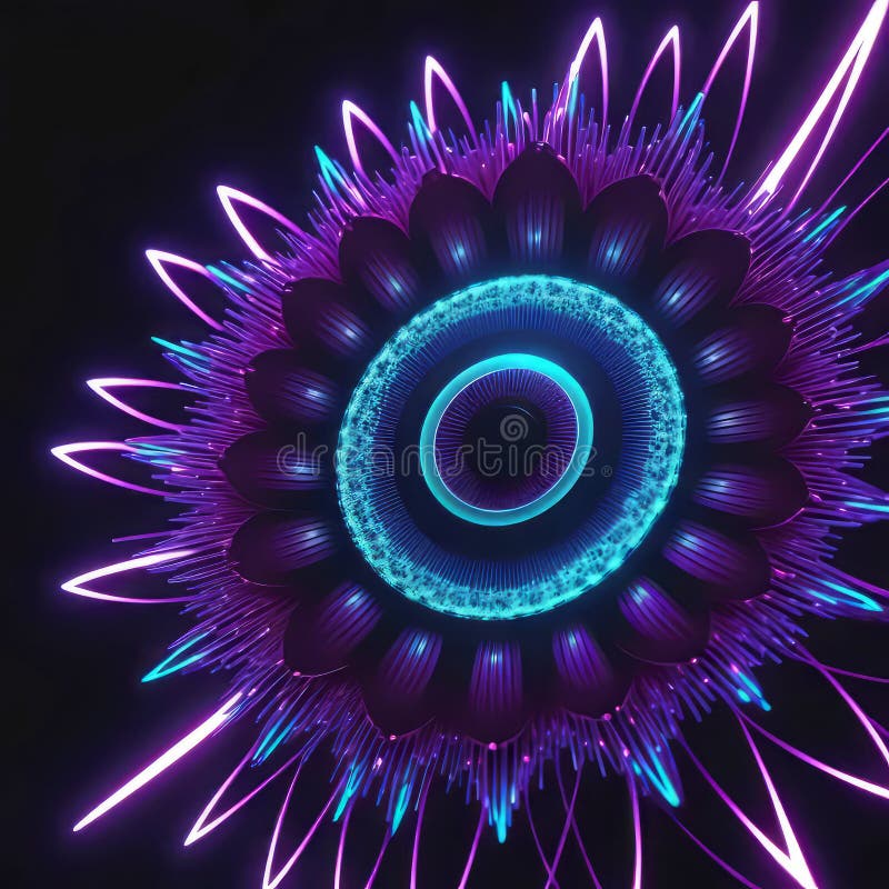 Digital Abstract Background of Technology Colors, Neural Networks and ...