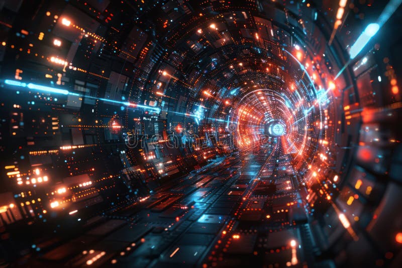 Digital Abstract Background for Technology and Science: Network ...