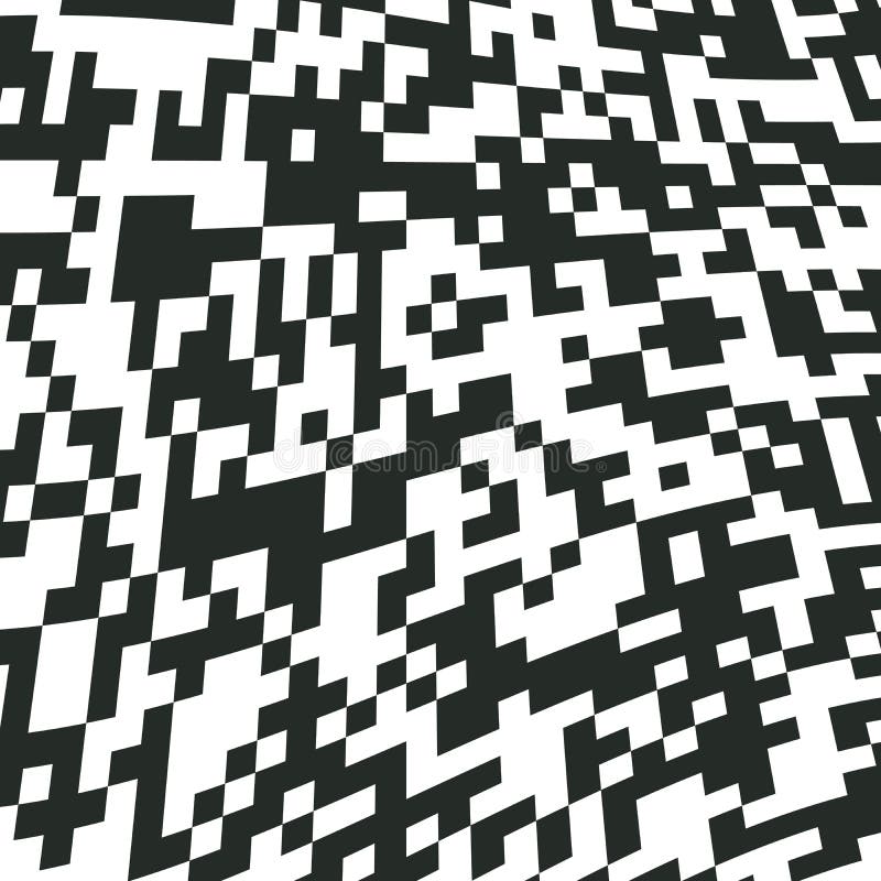 QR Code Digital Abstract Black and White Pixel Noise Background Stock Vector - Illustration of ...