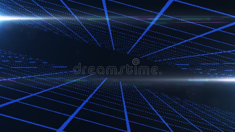 Digital Abstract Blue Background Stock Illustration - Illustration of ...