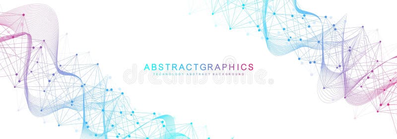 Digital Abstract Connection Dots And Lines Network Connection Structure Technology Polygonal