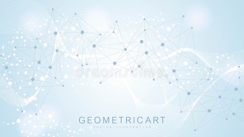 Digital Abstract Connection Dots And Lines Network Connection Structure Technology Polygonal