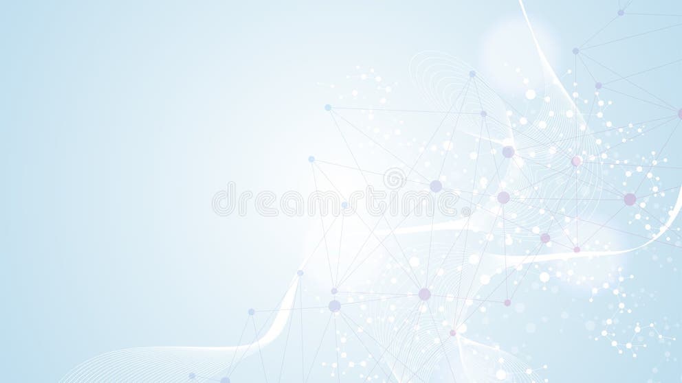 Digital Abstract Connection Dots And Lines Network Connection