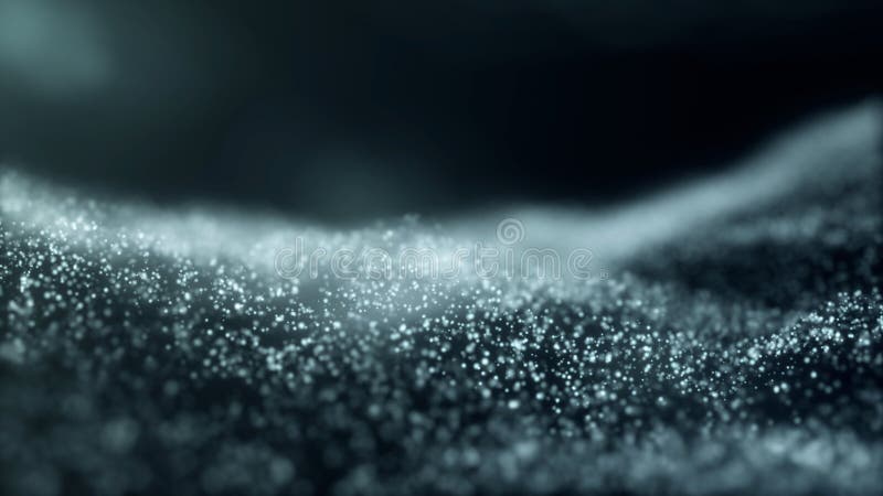 Digital Abstract Dynamic Background of Glowing Gray Magical Waves on ...