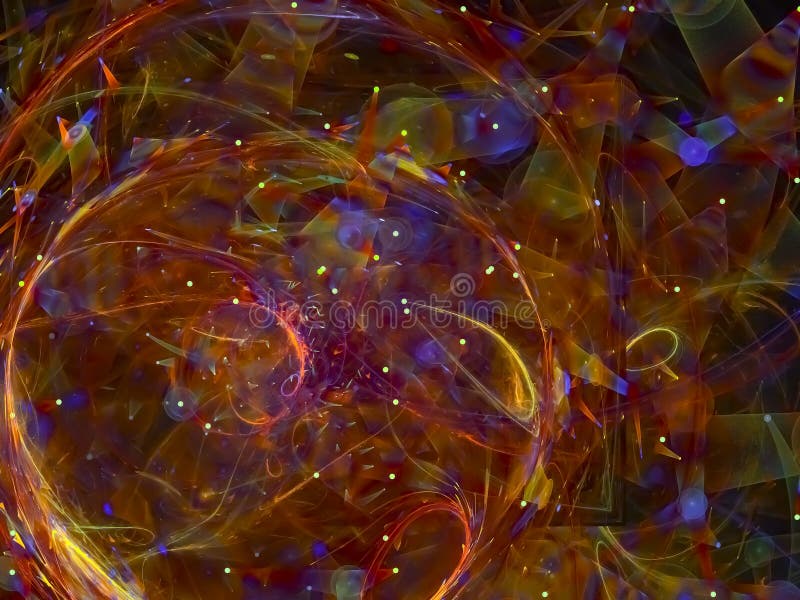 Digital Abstract Fractal Graphic Render Chaos , Pattern , Magic ...