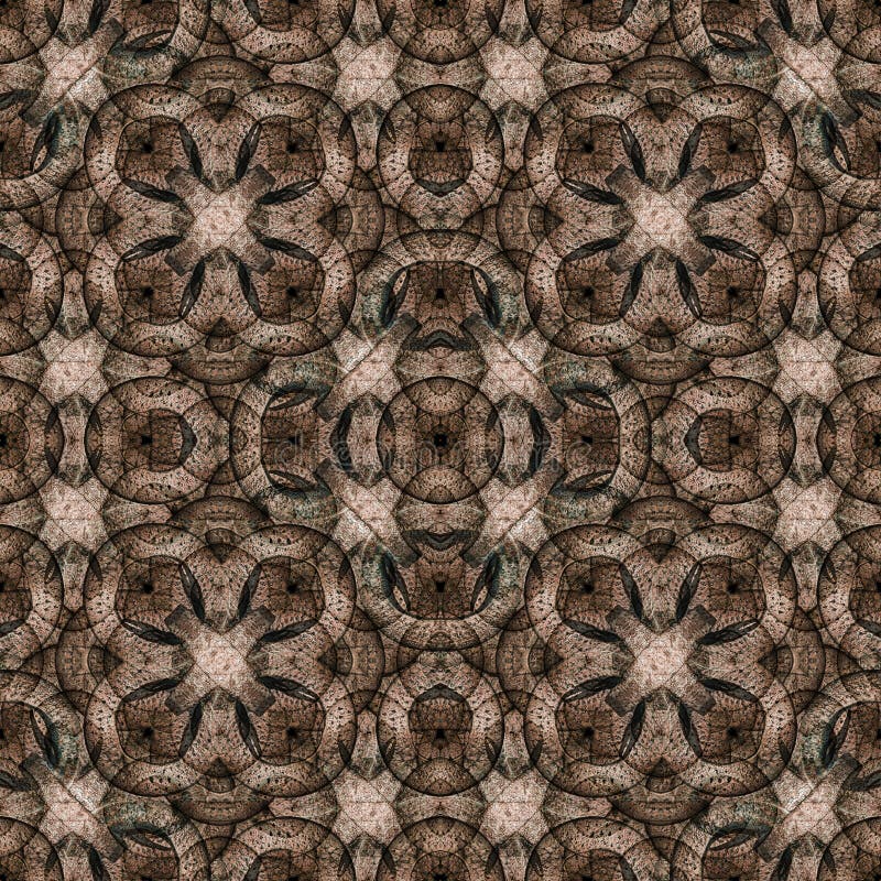 Gothi Revival Geometric Seamless Pattern Stock Illustration ...