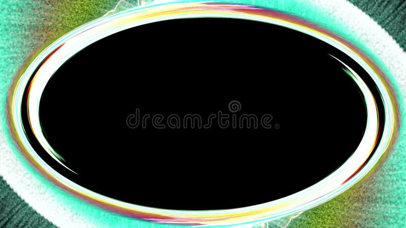 Abstract Oval Frame with Glowing Effect Stock Video - Video of effect ...