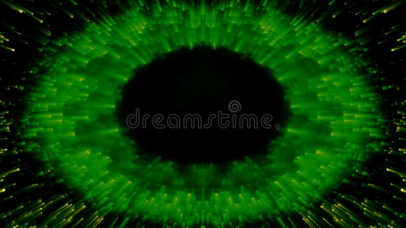 Abstract Green Light Rays on Black Background Stock Footage - Video of ...