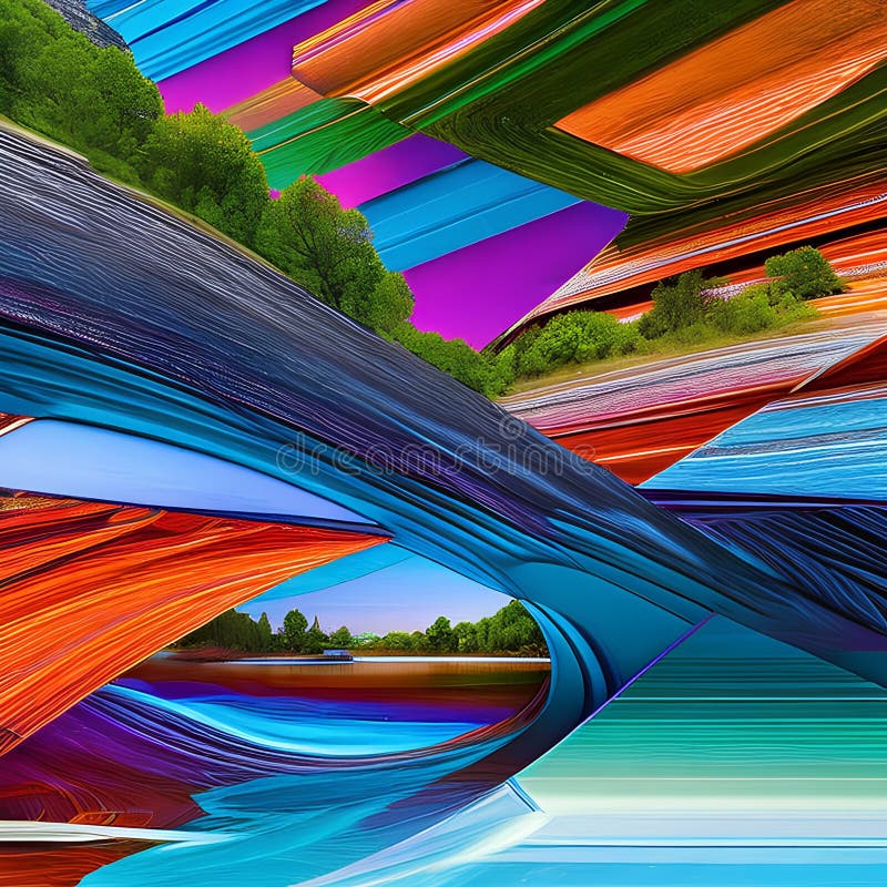 1870 Digital Abstract Landscapes: a Futuristic and Mesmerizing ...