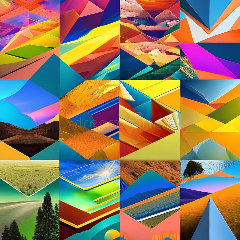 1830 Digital Abstract Landscapes: a Futuristic and Mesmerizing ...