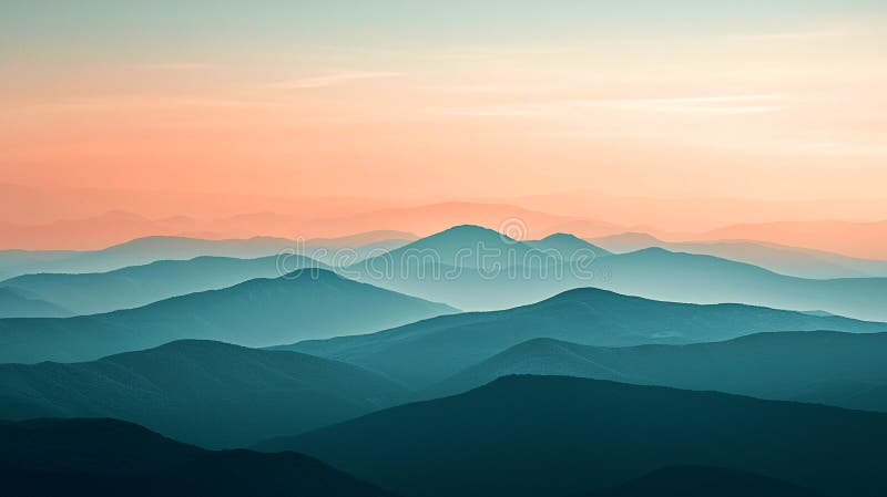 Digital Abstract Landscapes, Soft Color Blends, Minimal yet Dynamic ...