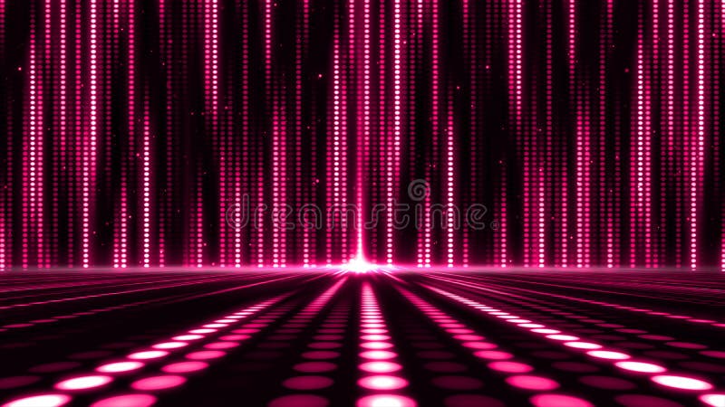 Digital Abstract Motion Light Dots Pattern Background for Stage Design ...
