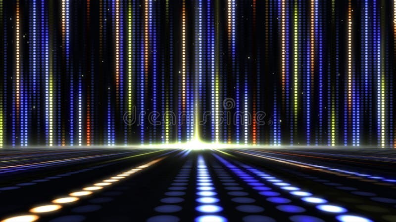 Digital Abstract Motion Light Dots Pattern Background for Stage Design ...