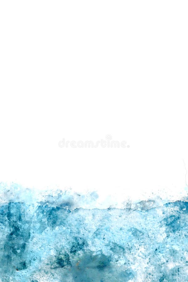 Digital Abstract Painting in Cool Tone for Background, Cool Color ...